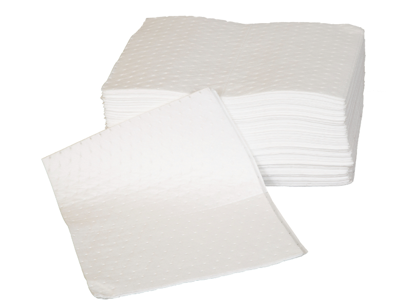 Bonded and perforated oil spill absorbent pads | Made in the UK | FOD ...