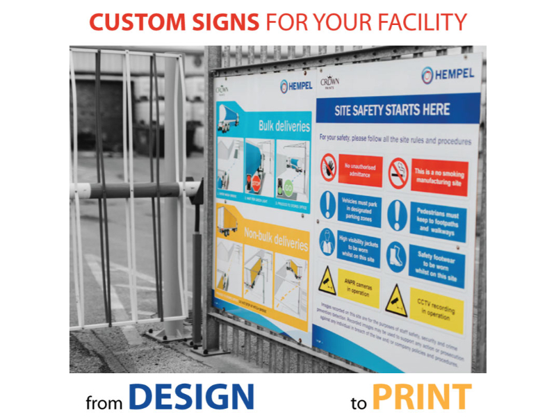 Fod Prevention Sign - Made In The Uk - A2 Size - 594 X 420mm - Sku-653