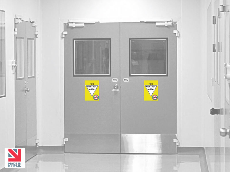 Fod Sign Kit For Yellow Control Area|FOD Fighters - Sku-F256