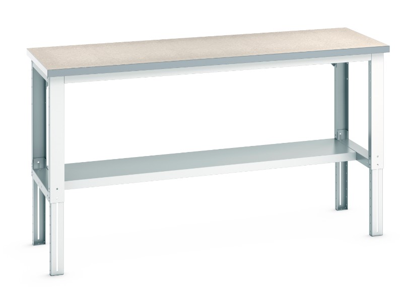 Heavy Duty Workbench Shelves With Adjustable With Half Depth Shelf | 10 ...