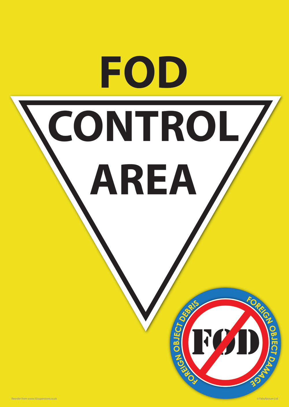 5S Housekeeping Poster and Sign - FOD Fighters