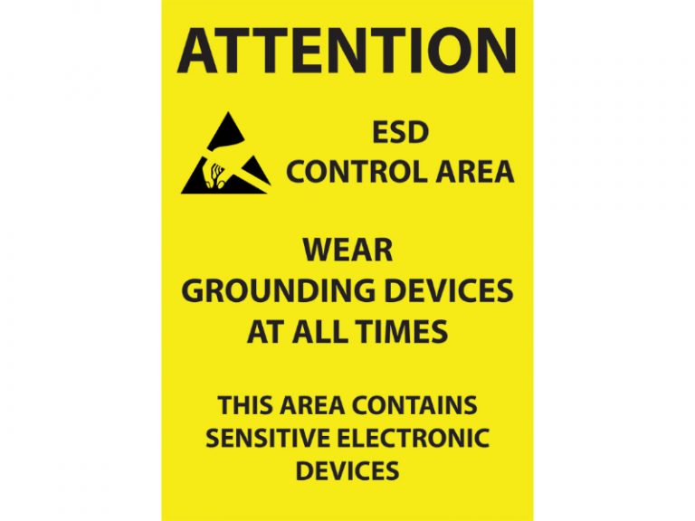 Esd Protected Area Sign - FOD Fighters