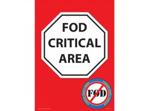 Fod Awareness Signs - Made In The Uk - 594mm X 420mm - Sku-F160
