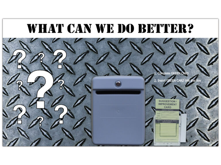 Grow your business with a modern Suggestion Box from FOD Fighters